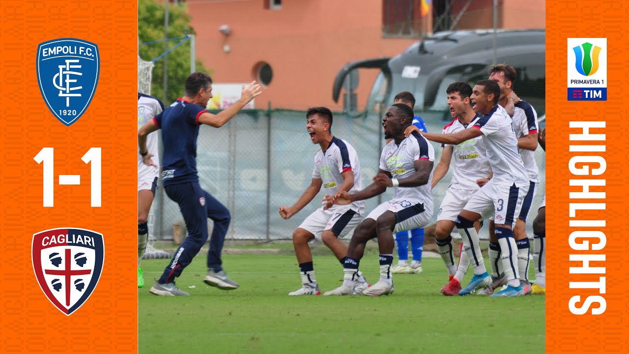 YANKEN TROVA IL PARI ALLO SCADERE 🔥 EMPOLI-CAGLIARI PRIMAVERA 1-1, GLI ...