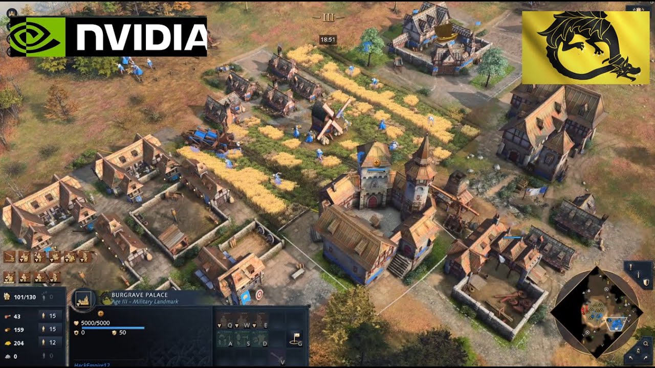 Age of Empires 4 - 1v1 Order of the Dragon vs English Fast Win | Multi ...