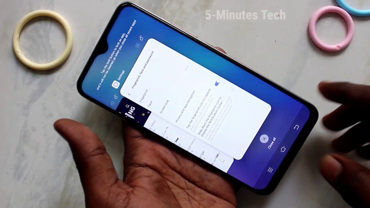 How to set lock screen pattern password in Vivo Y19 - YouTube