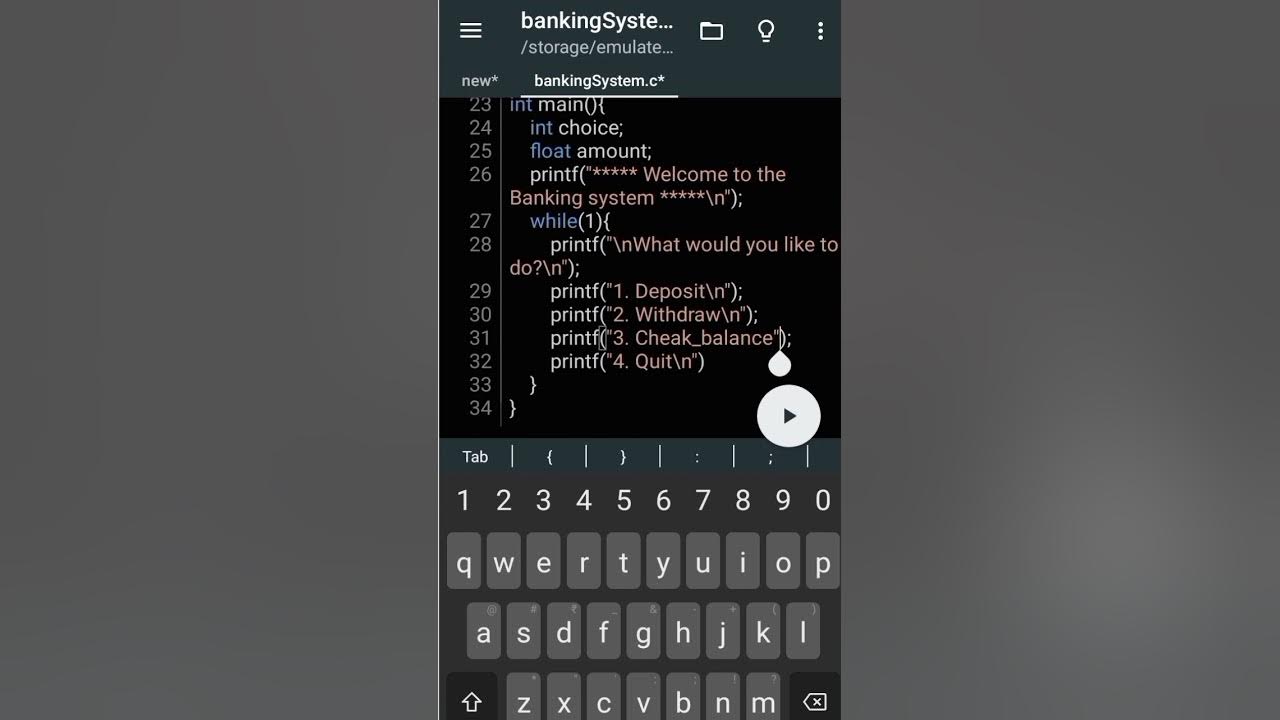 Banking system project using c programing language with source code - YouTube