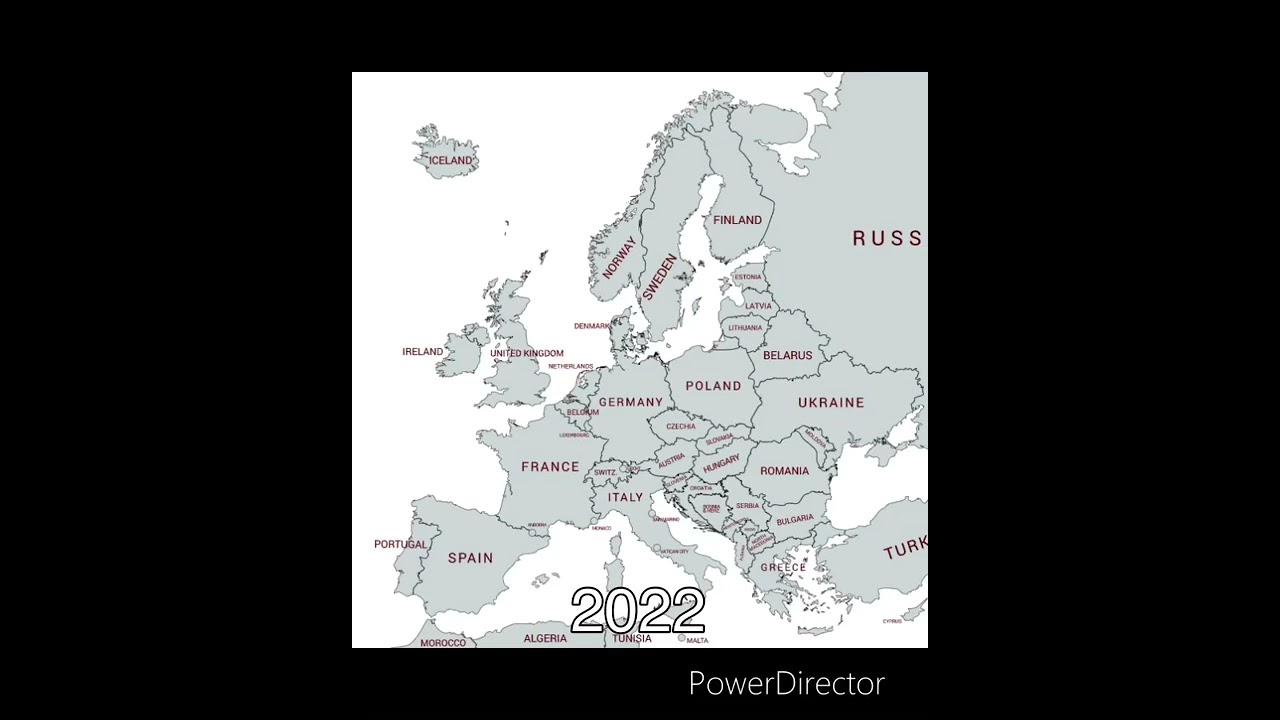 Map of Europe - Now vs Then (WWII) - YouTube
