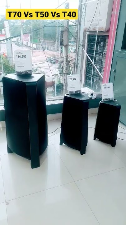 Samsung Party Speakers T70 Vs T50 Vs T40 - YouTube