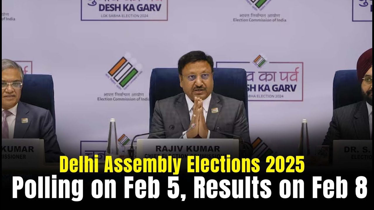 Delhi Assembly Elections 2025: Polling on Feb 5, Results on Feb 8 🗳️ ...