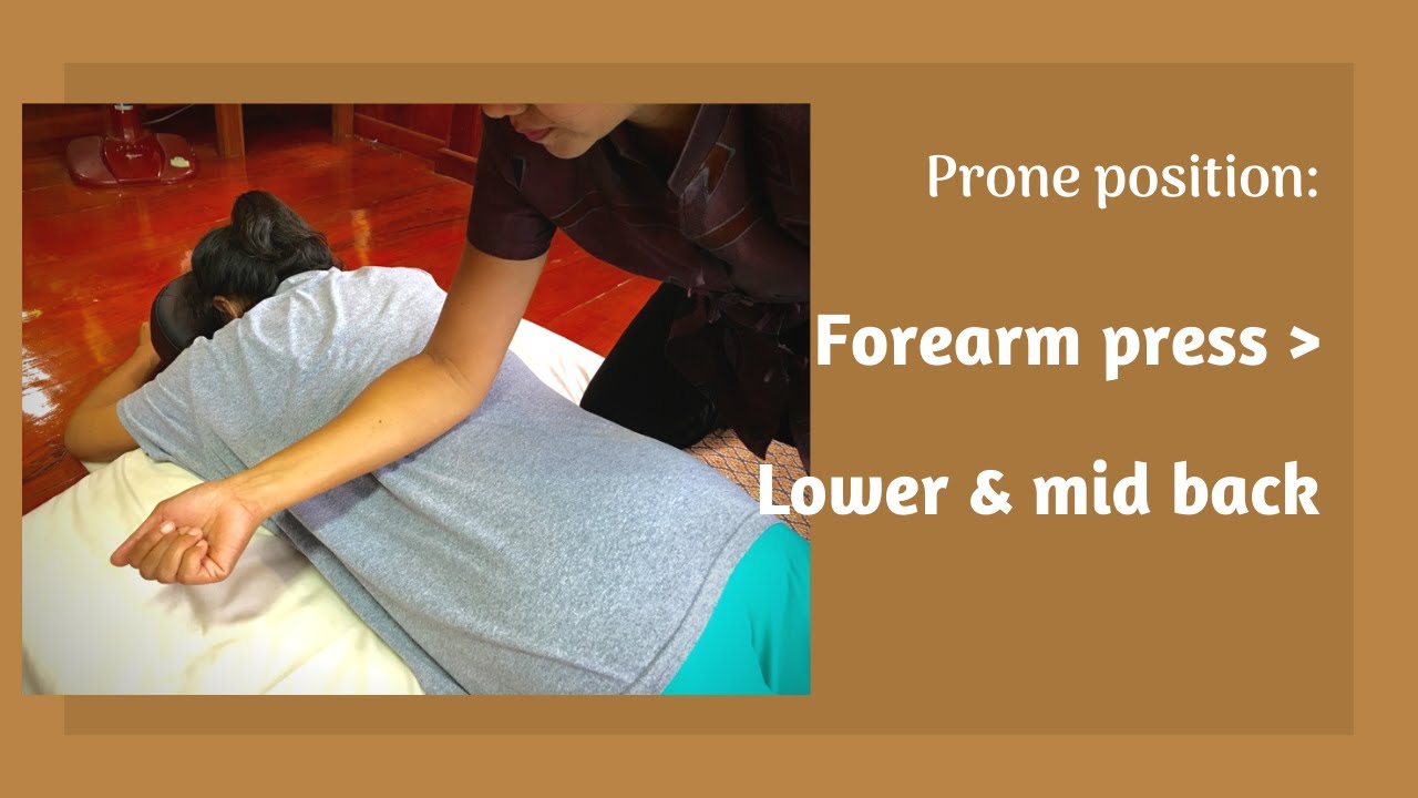 Technique:Forearm press - Lower back - YouTube