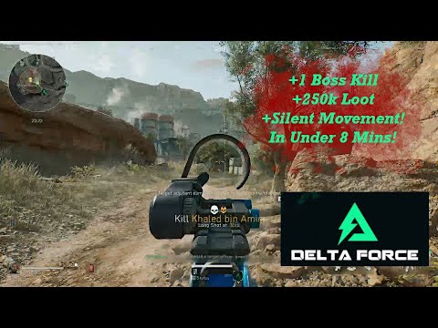 1 Boss Kill + 250k In Under 8 Min! Also, I'm a Ninja! [Delta Force ...
