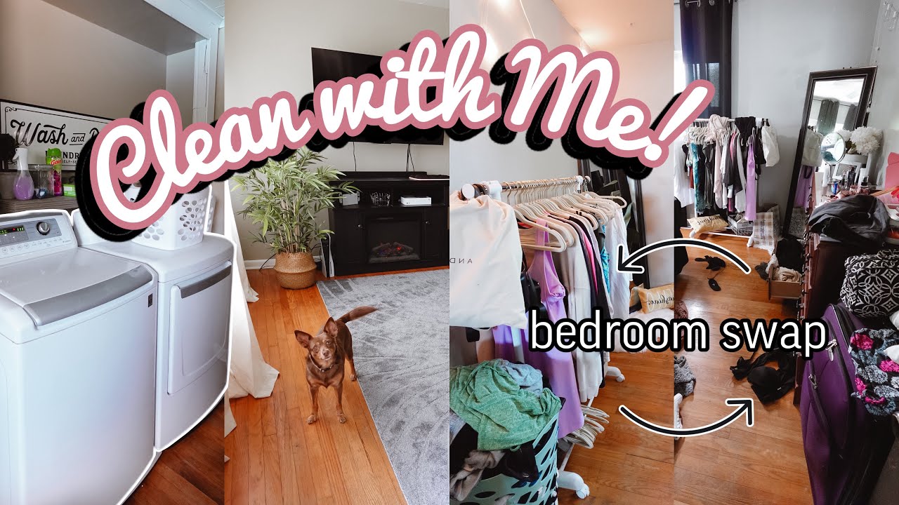 Cleaning Routine + Bedroom Makeover! - YouTube