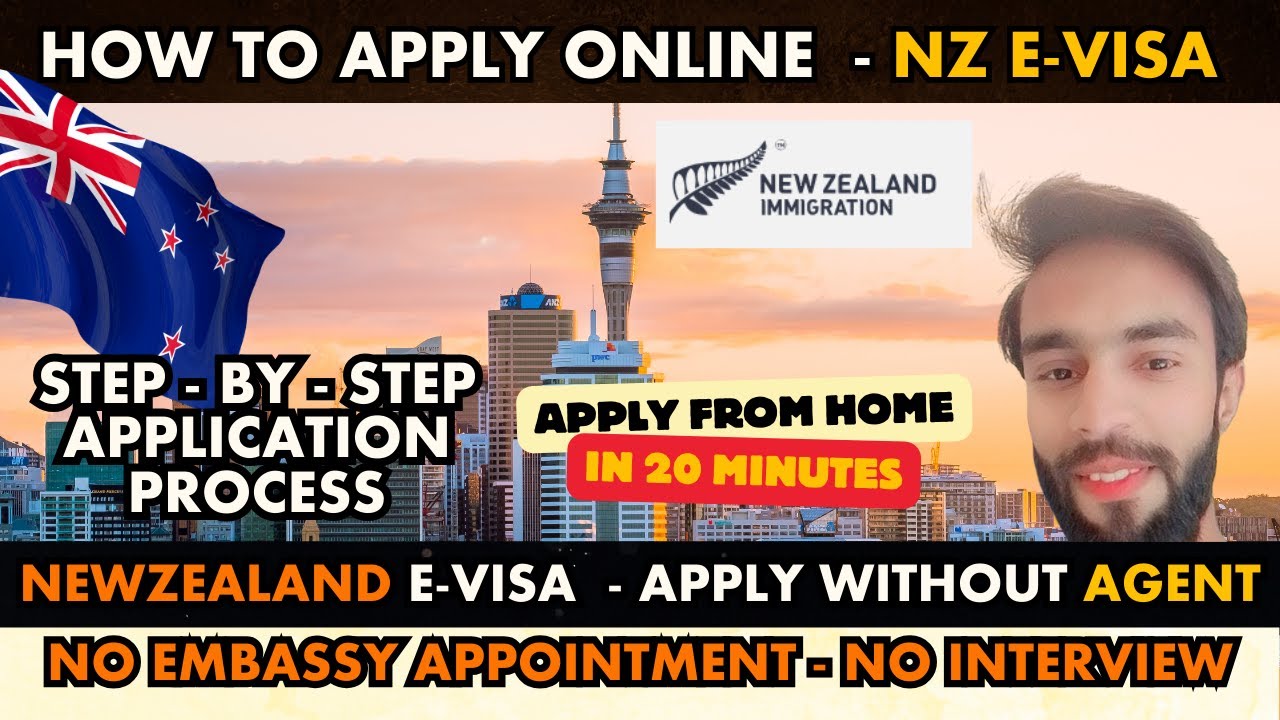 🇳🇿 NEW ZEALAND e-VISA Application DEMO - Full Process _ How To Apply NZ ...