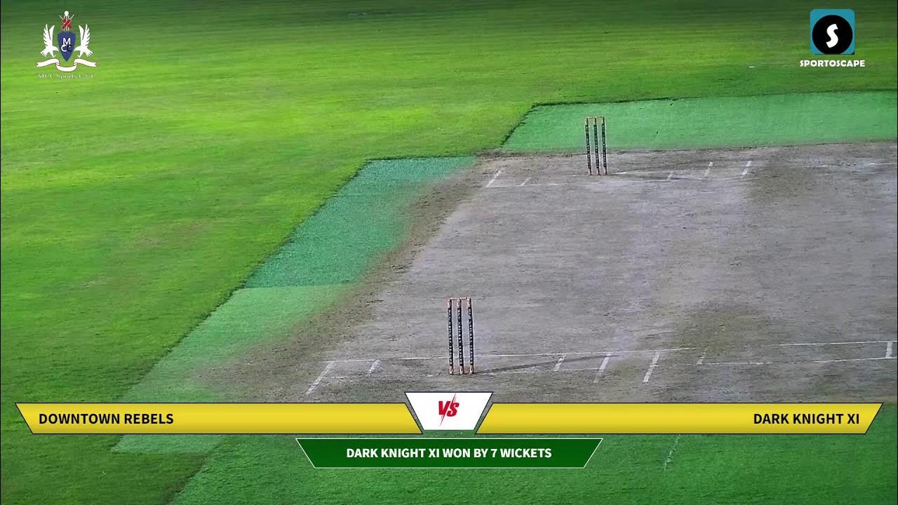 Downtown Rebels vs Dark Knight XI | MCC Saturday Showdown XIII | MCCC Cricket League - YouTube