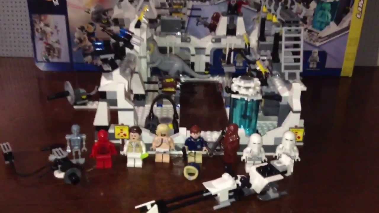 Lego Star Wars 7879 Hoth Echo Base Build - YouTube