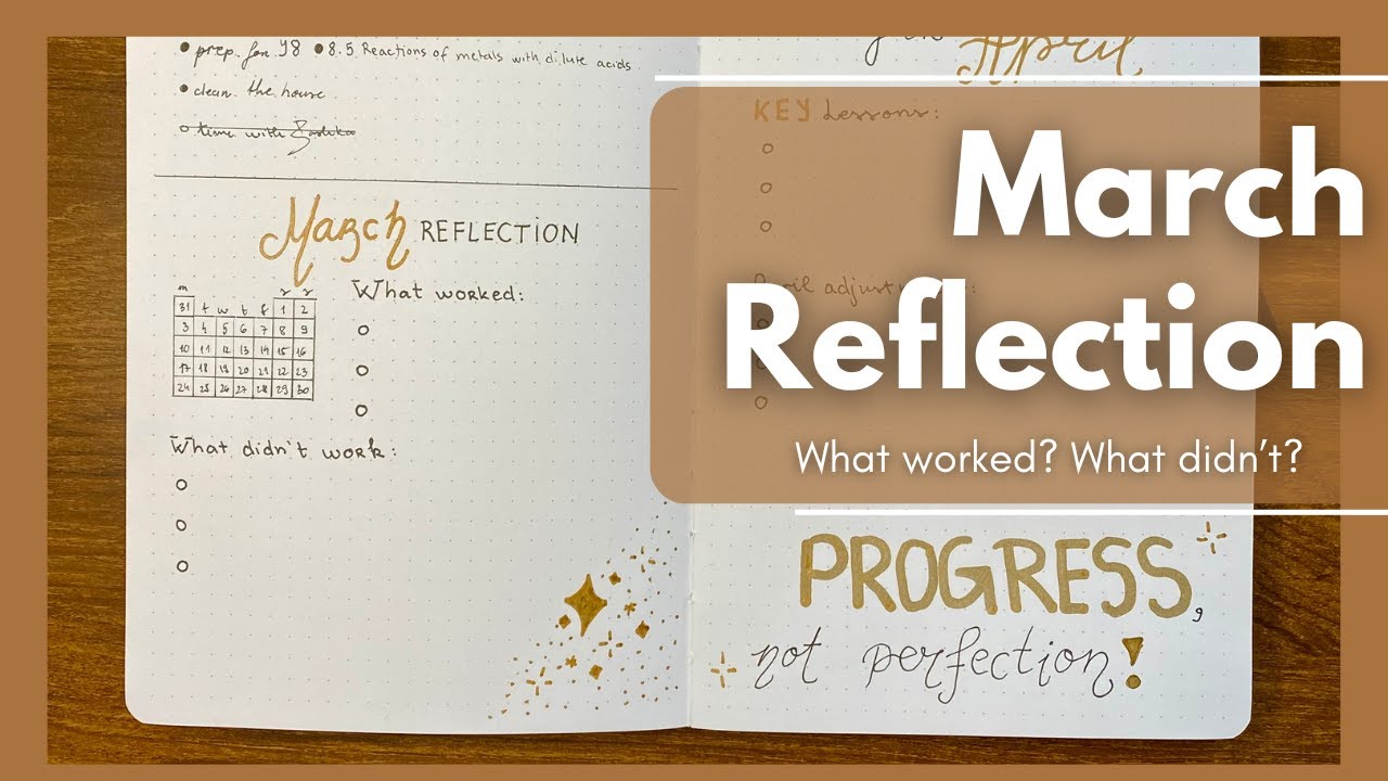 📖 March Bullet Journal Reflection: What Worked & What Didn’t (+ April Adjustments!) - YouTube