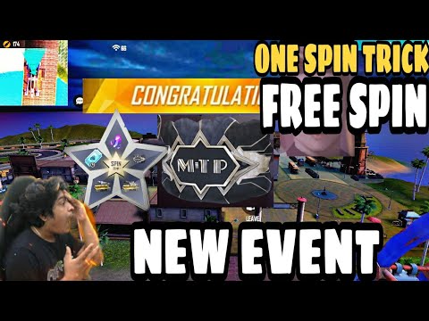 New Event Today in Free Fire || One Spin Gluball Skin || 5 Rare Item in ...