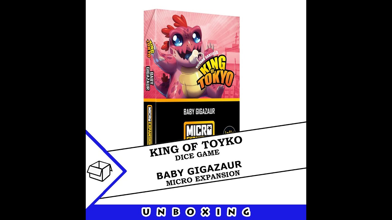 King of Tokyo: Baby Gigazaur micro expansion - YouTube