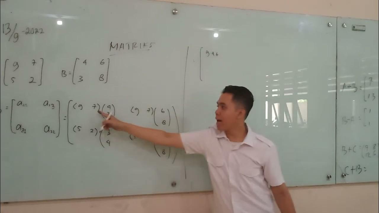 Trik dan Tips Perkalian Matriks - YouTube