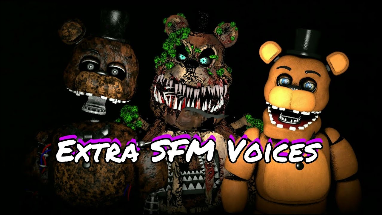 All Fnaf Extra Characters Voices Sfm Youtube