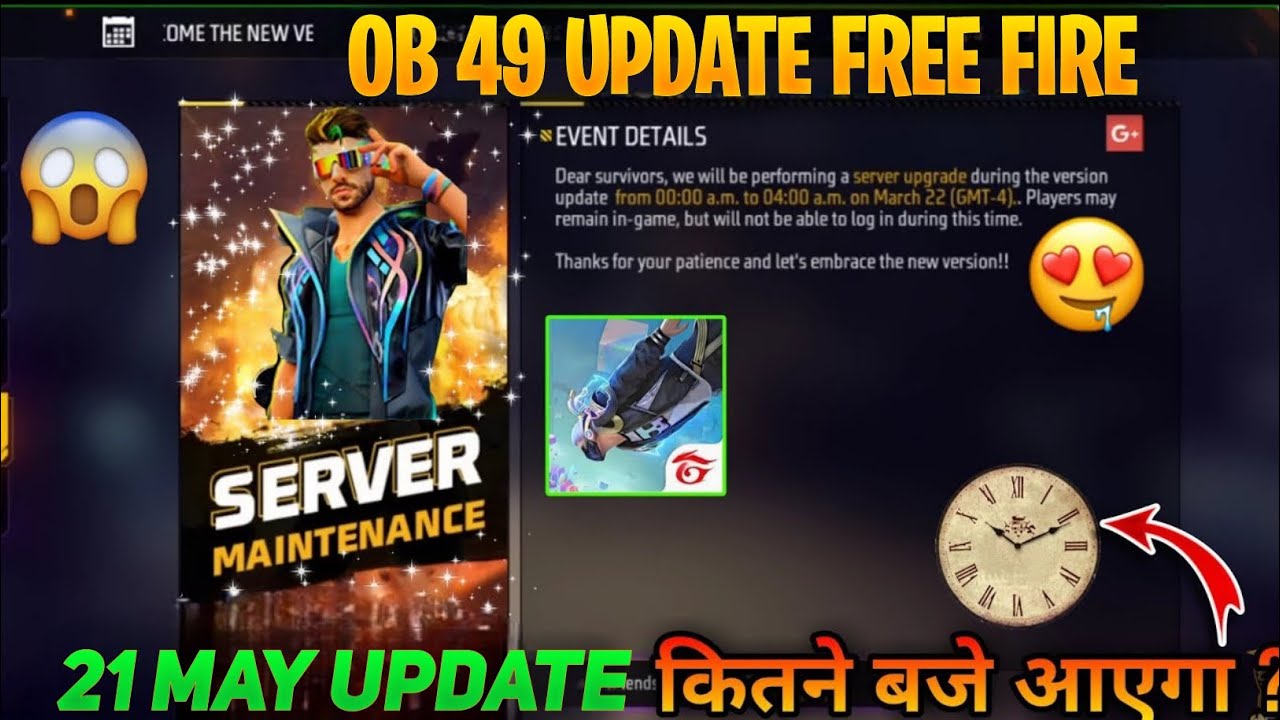 OB49 Update Kab Aayega | 21 May Free Fire New Update | FF OB49 New ...