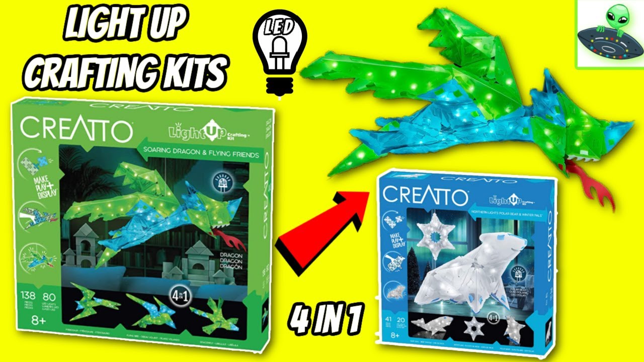 CREATTO Light up crafting kits - YouTube