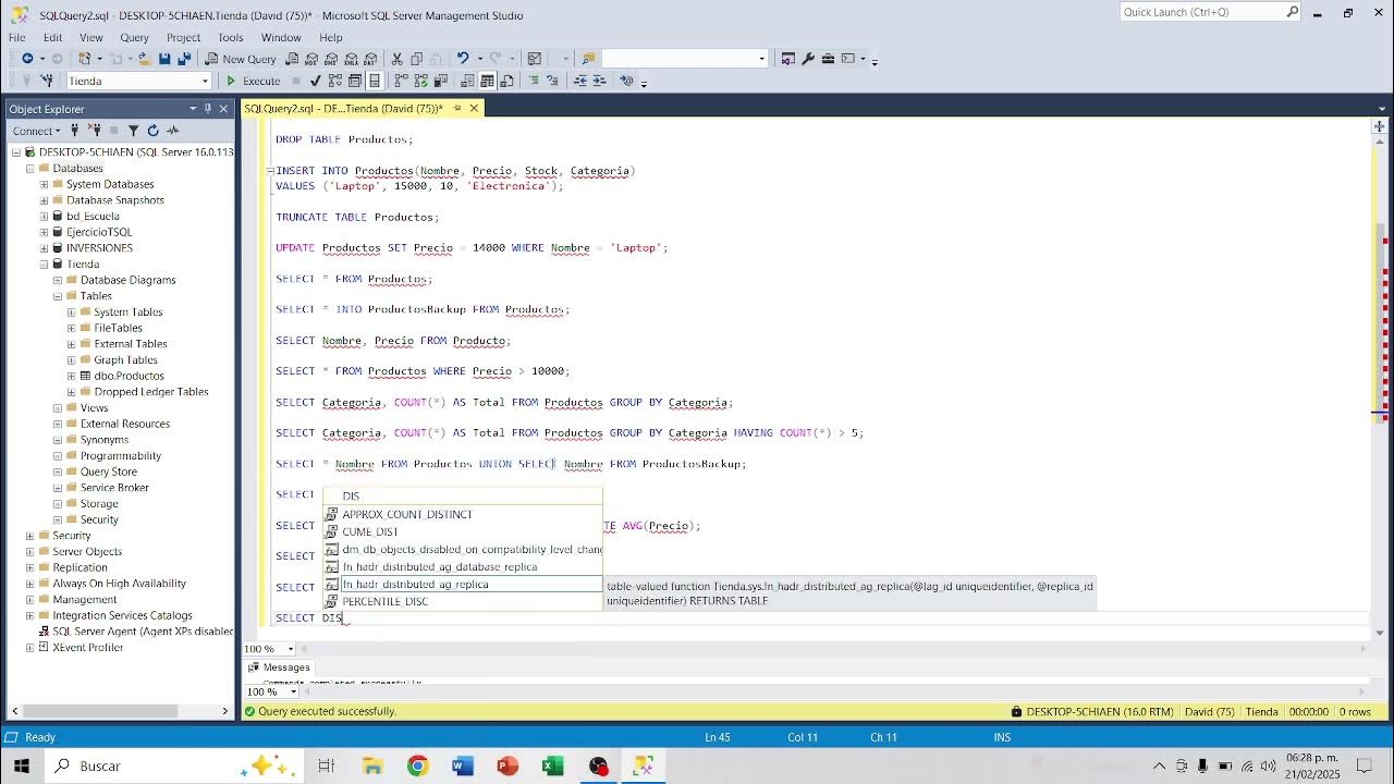 CLAUSULAS DE SQL - YouTube