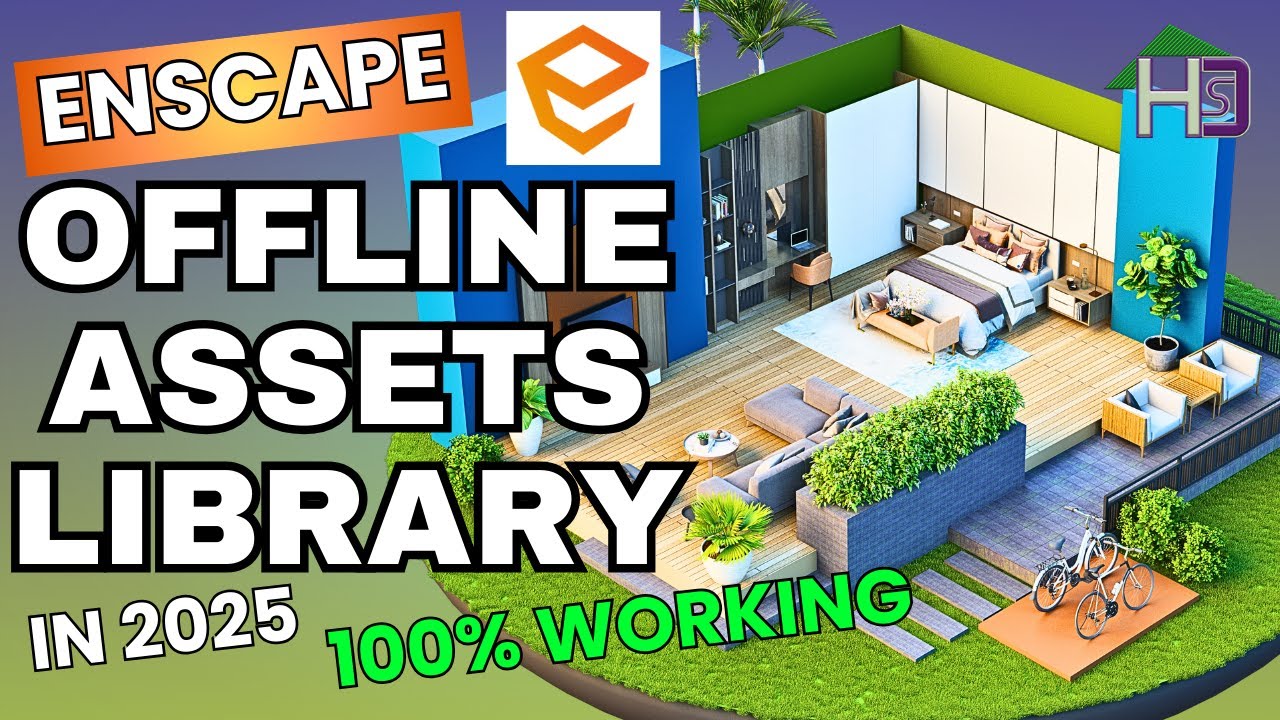 How to Use Enscape Offline Library (2025) | Full Tutorial in Hindi ...