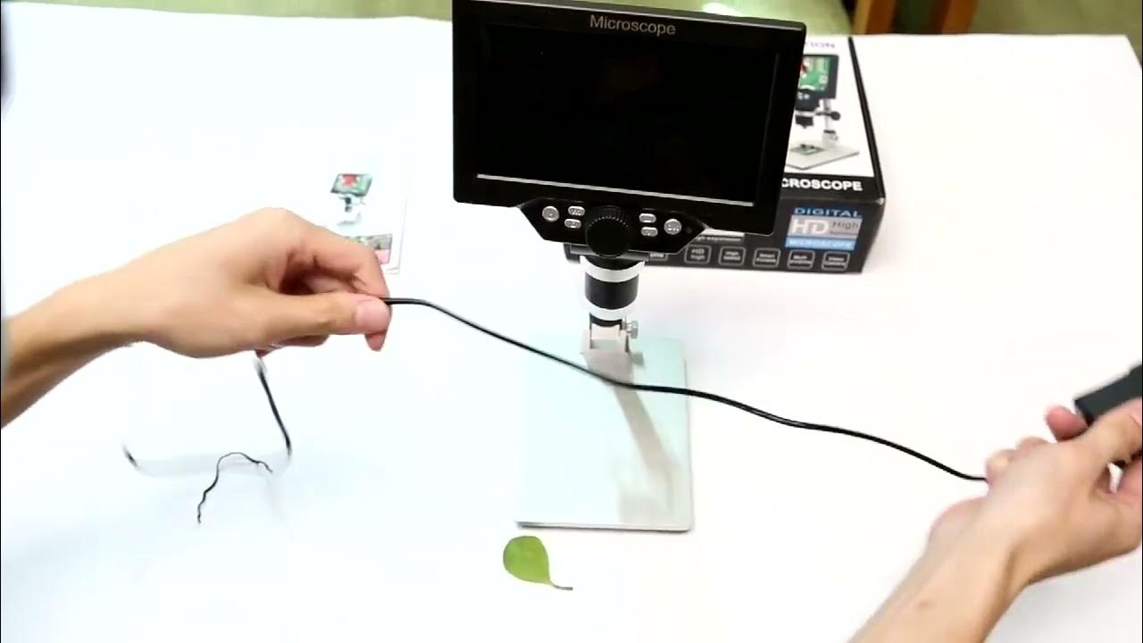 How to install LCD Digital Microscope? - YouTube