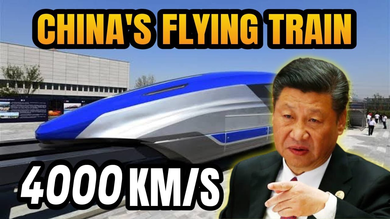 China going for flying train of speed 4000 km h China technology - YouTube