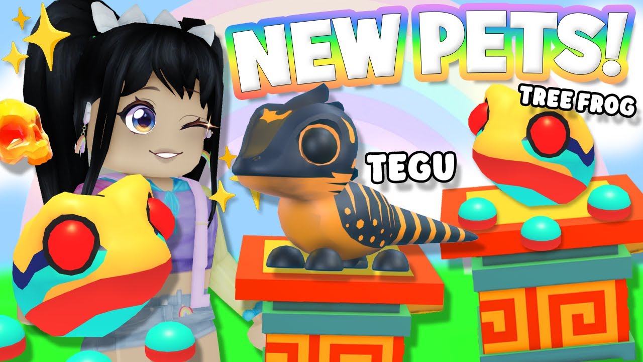 GET THE *NEW* TEGU & TREE FROG PETS!! *AZTEC EGG UPDATE in Adopt Me ...
