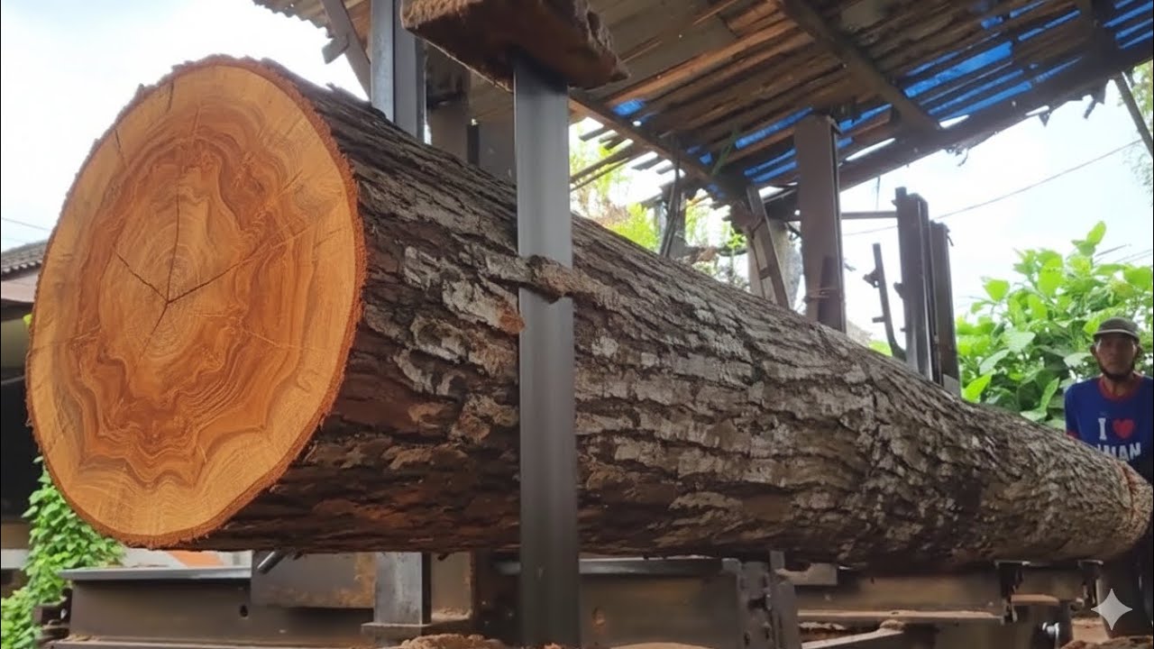 "Seeing the Beauty of Freshly Split Redwood Grain" - YouTube