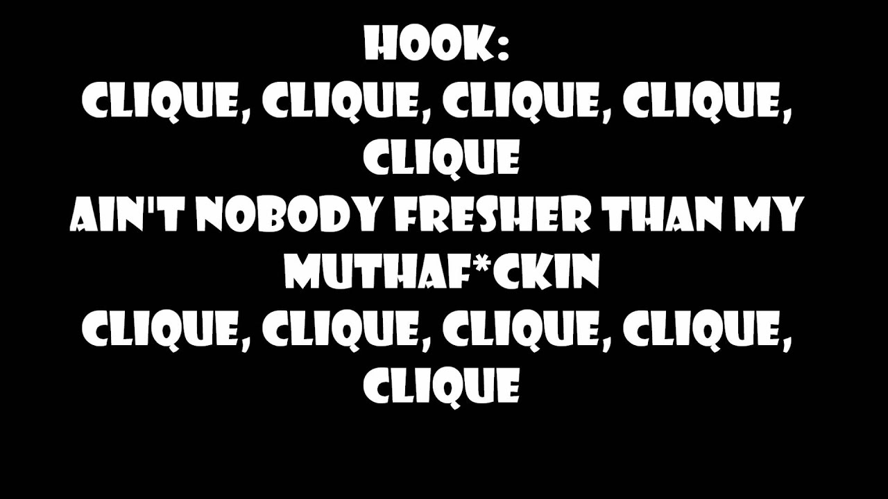 Kanye West FT. Jay Z, Big Sean and James Fauntleroy-Clique (Lyrics ...