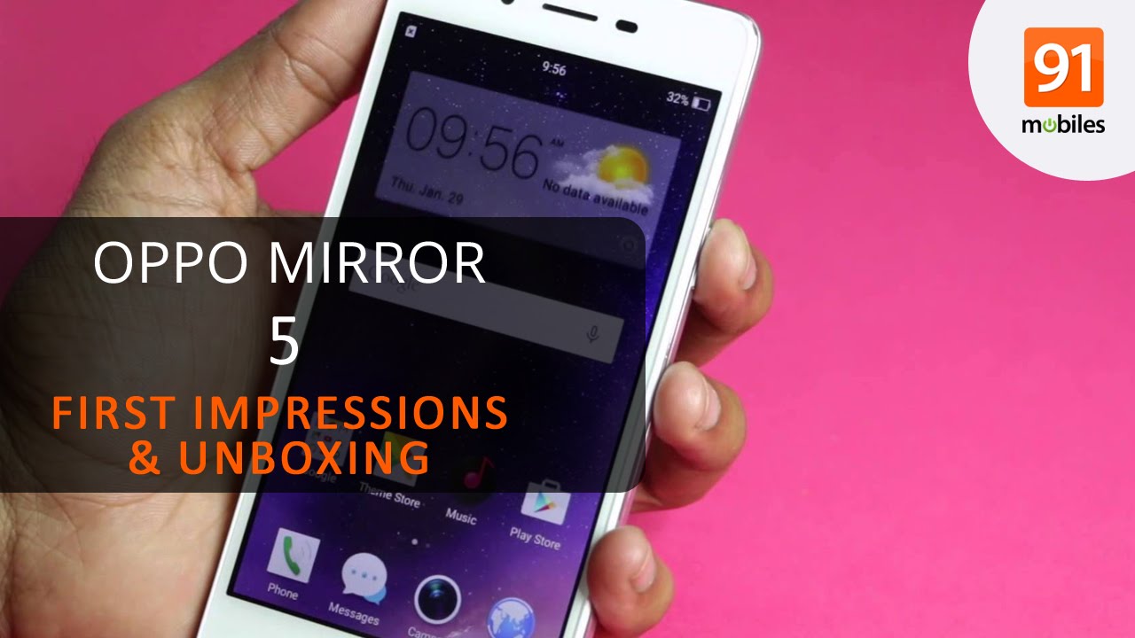 OPPO Mirror 5: First Look | Hands on | Price - YouTube