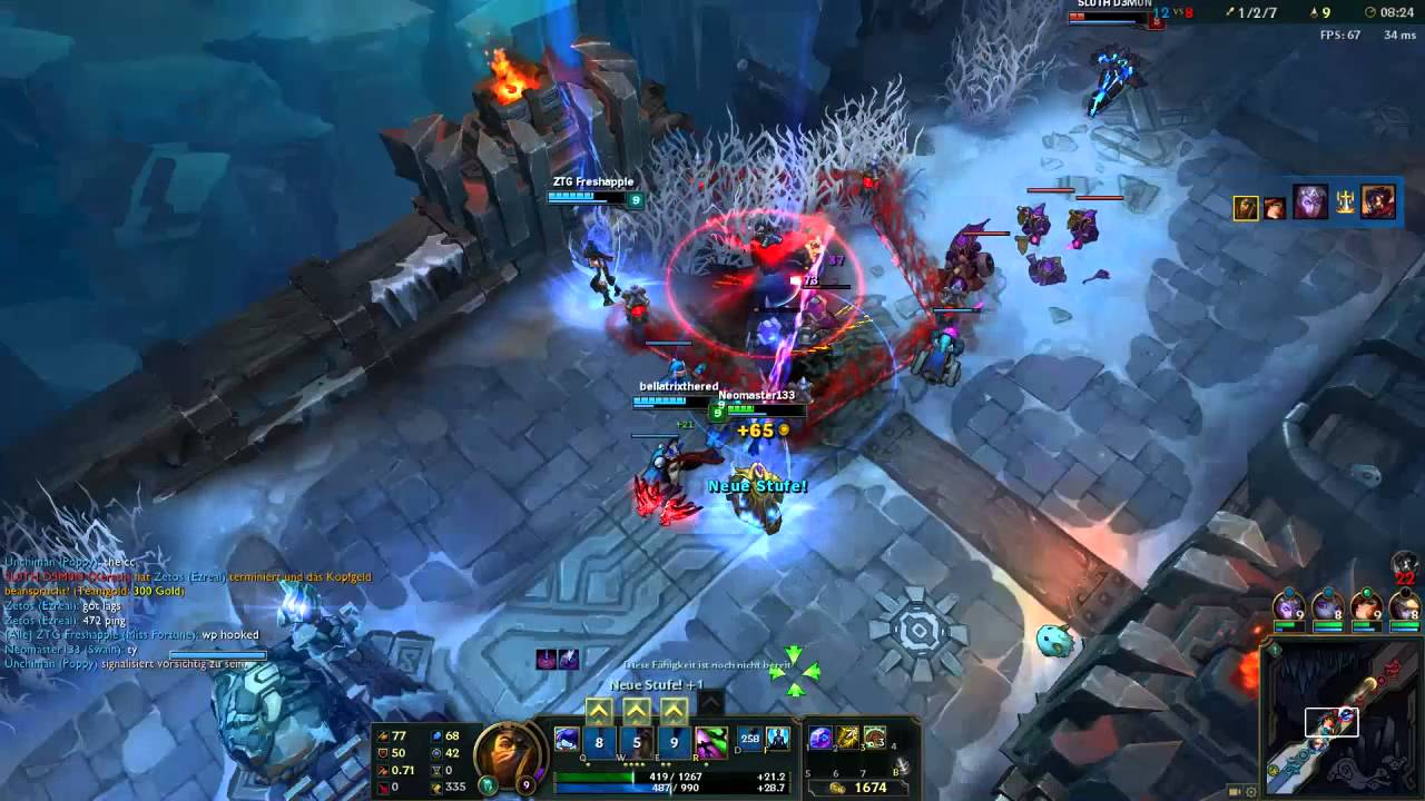 League of Legends Aram Gameplay#1 - YouTube