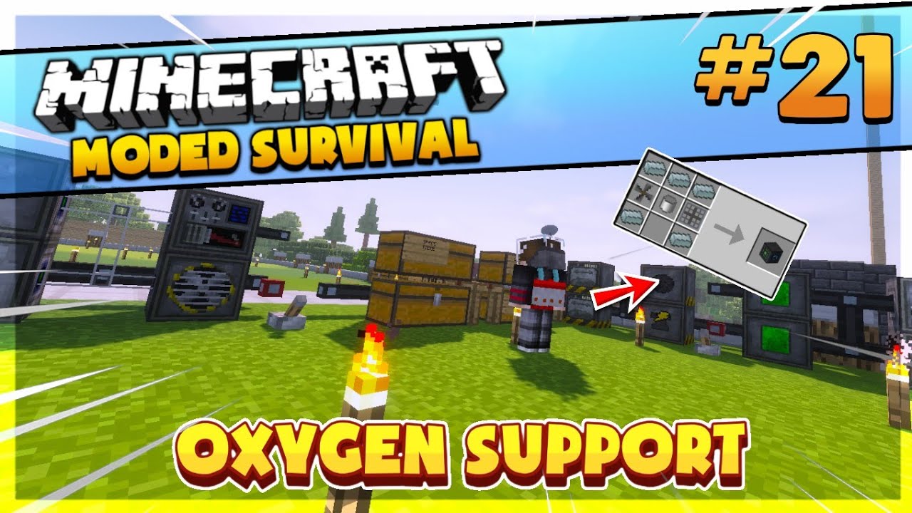 Minecraft: Modded Survival Ep. 21 - CRAFTING OXYGEN SUPPORT (Filipino ...