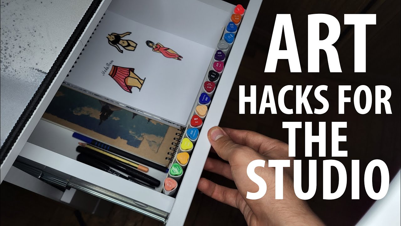 ART HACKS FOR THE STUDIO - YouTube