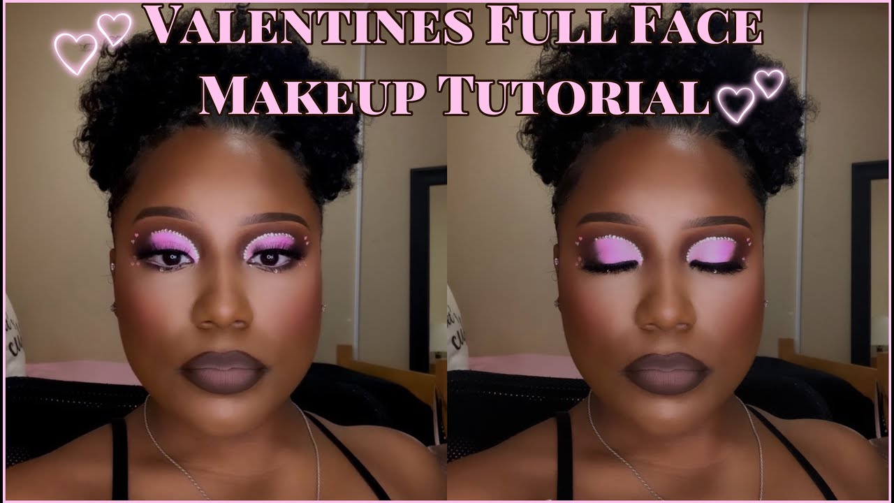 Full Face Valentines Day Makeup Tutorial - YouTube