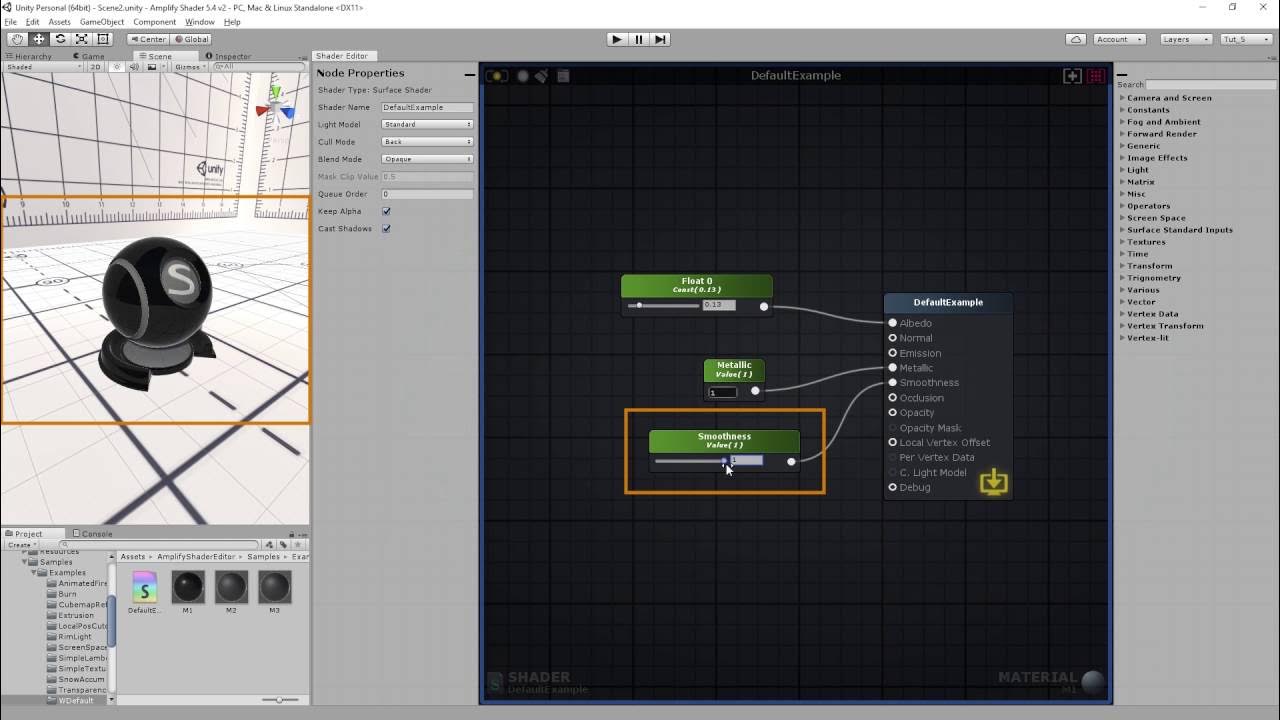 Amplify Shader Editor Tutorial 1 - User Interaction - YouTube