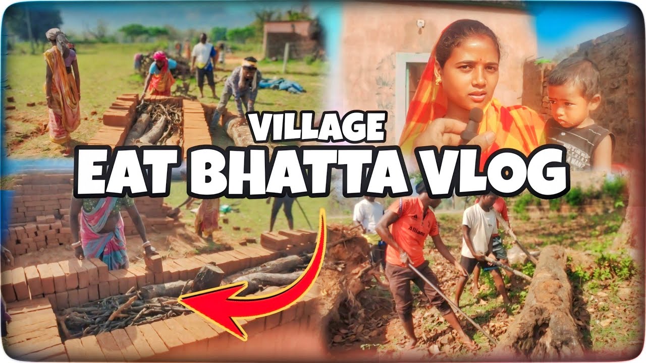 VILLAGE EAT BHATTA ||VLOG||ADIBASI VLOGER||#adibasi_vloger #eat_bhatta ...