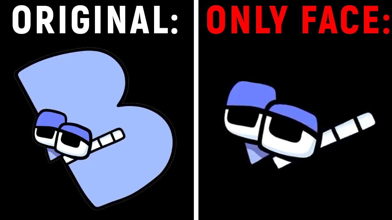 Alphabet Lore vs Alphabet Lore But ONLY FACE - YouTube