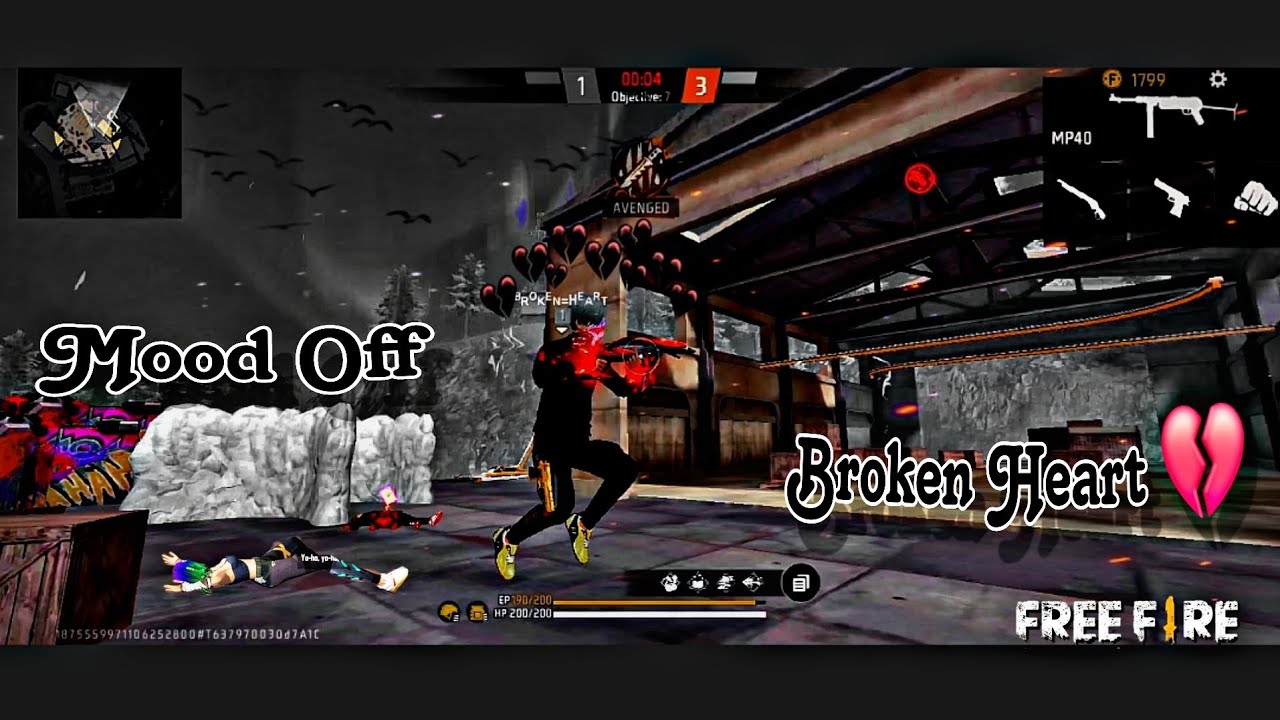 Free Fire Mood Off 😭 Free Fire Sad Status 🥺 Free Fire Broken Heart Sad ...