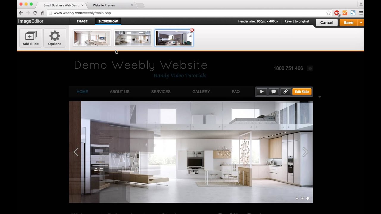 How to Add a Slideshow in Weebly - Web Design - YouTube