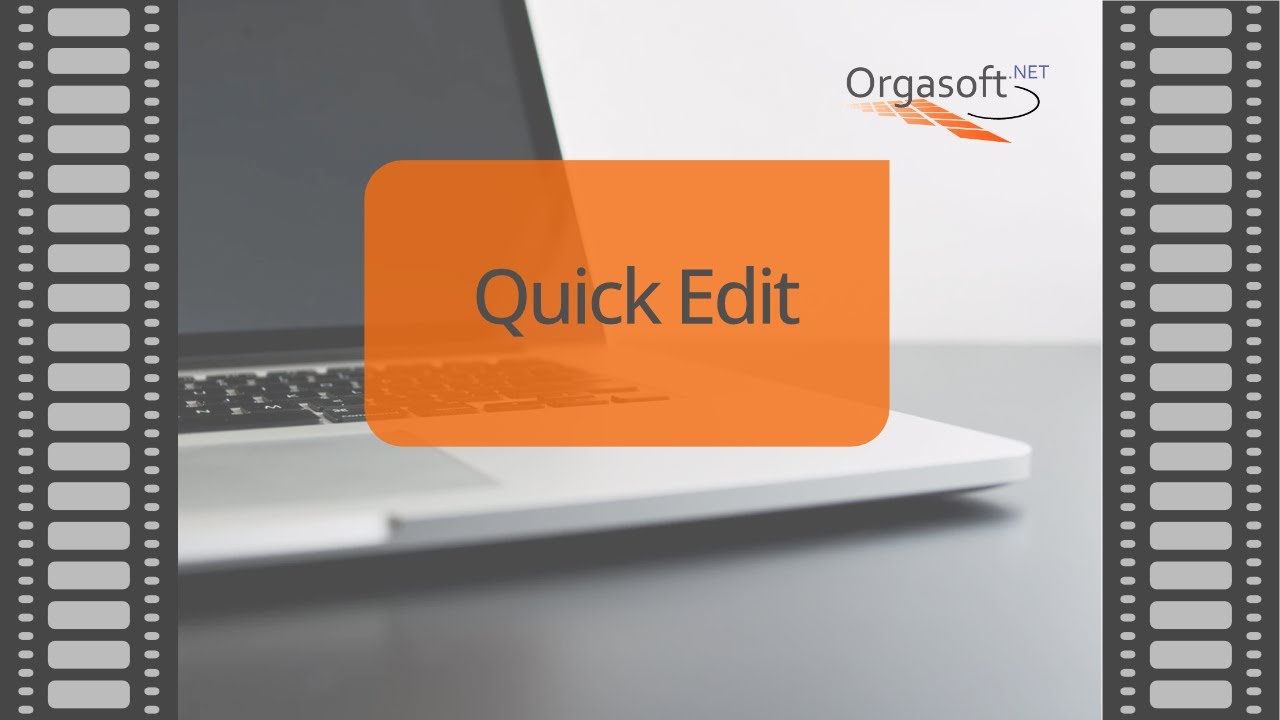 Quick Edit - Tutorial - Warenwirtschaftssystem Orgasoft.NET - YouTube