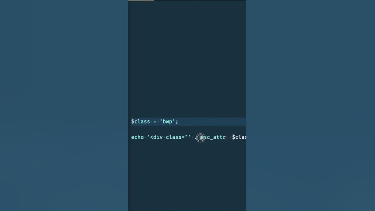 When To Escape In Wordpress Buntywp Shorts Wordpress Youtube