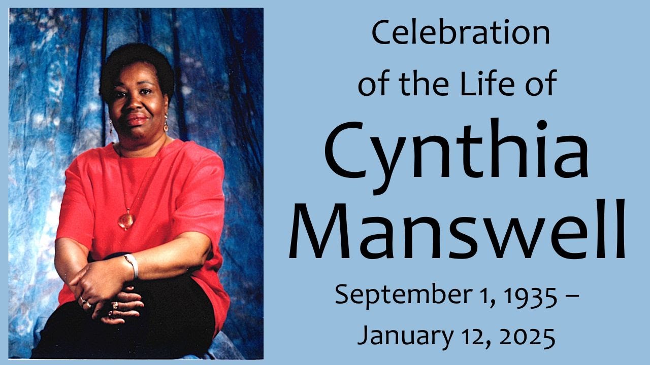Celebration of the Life of Cynthia Manswell - YouTube