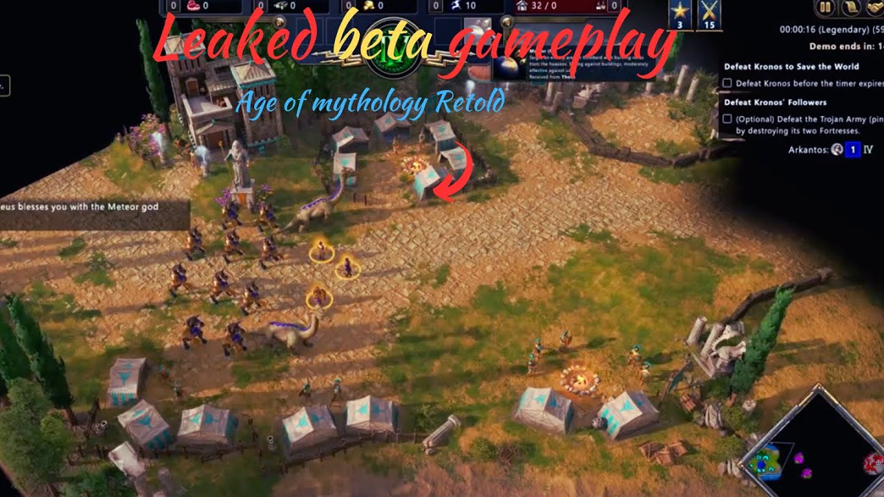 Aom retold gameplay beta video leaked. |Age of mythology retold| - YouTube
