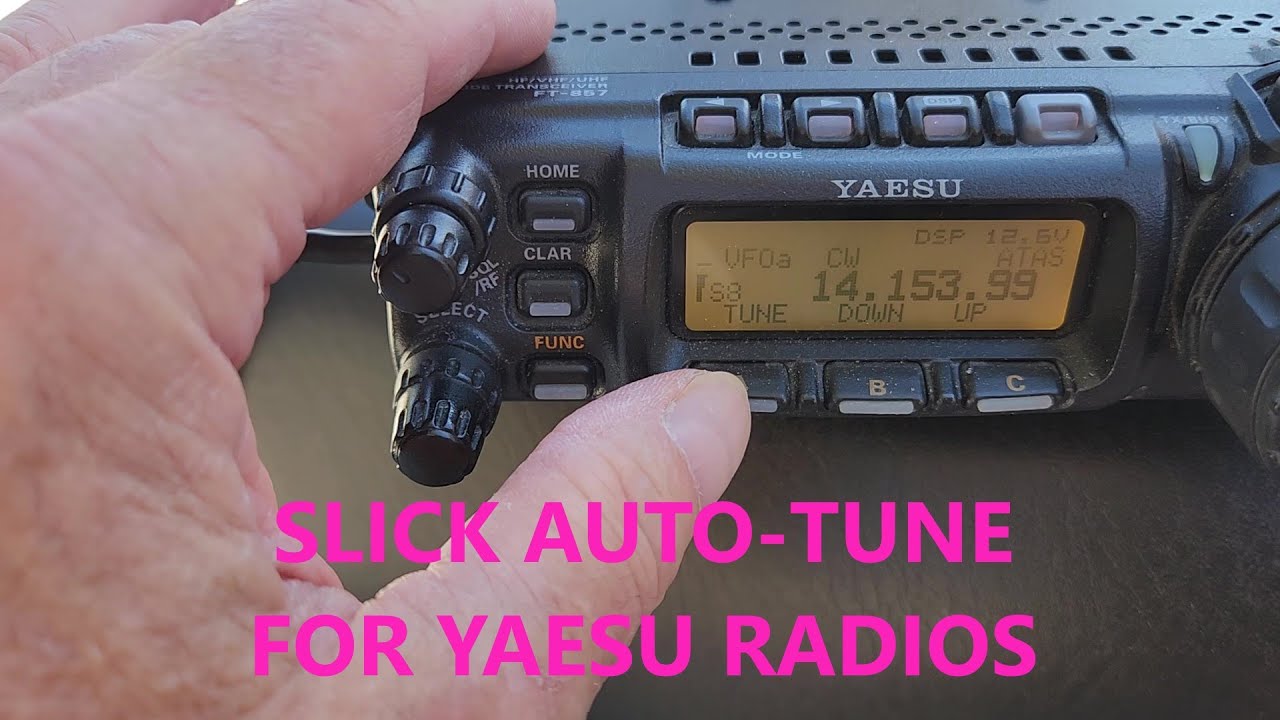 Slick remote auto-tuner setup for Yaesu HF radios - YouTube