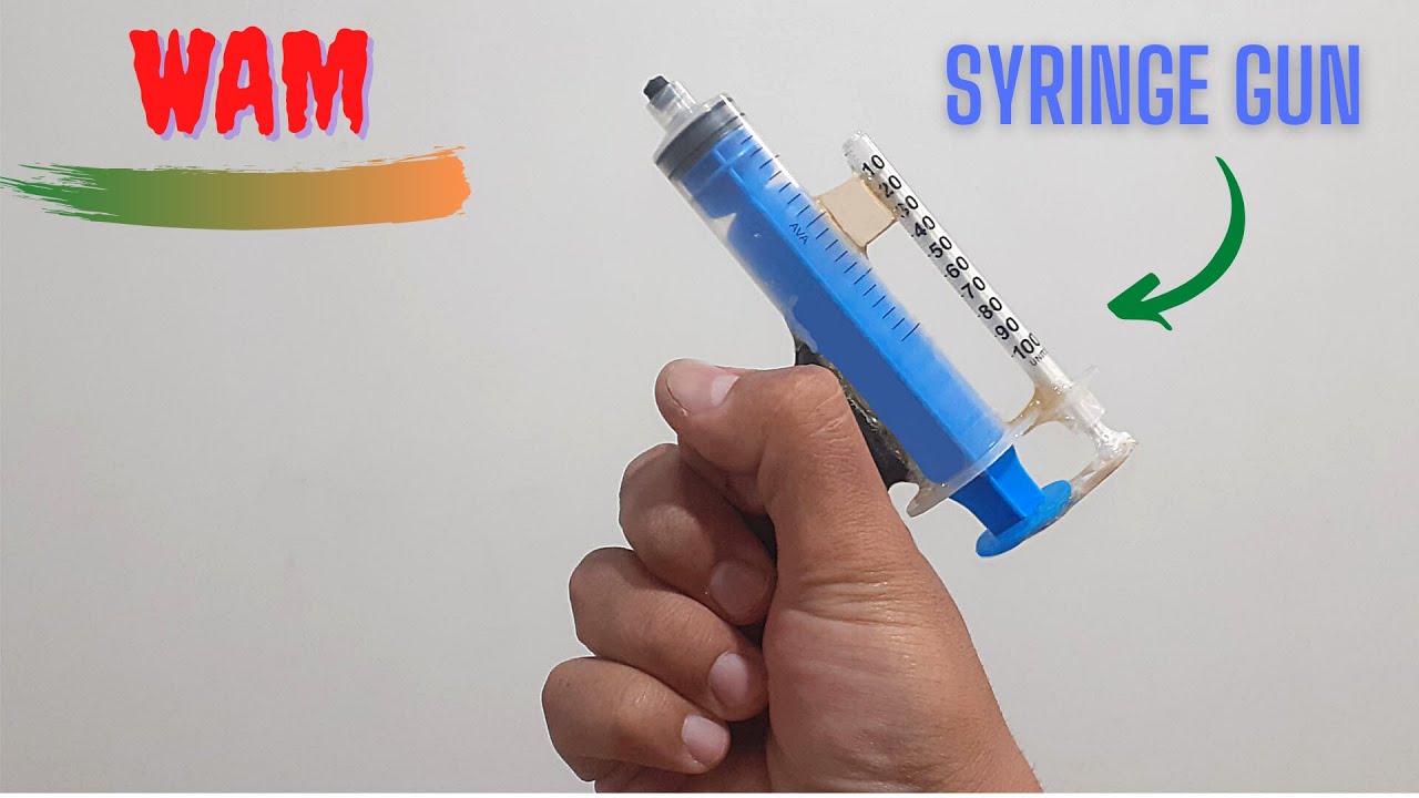 how to make air gun with syringe|good idea with syringe|diy crafts ...