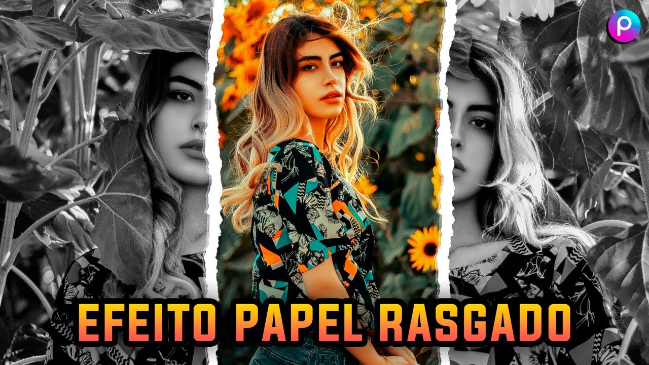 Papel Rasgado Efeito | Como editar foto pelo celular - Tutorial PicsArt ...