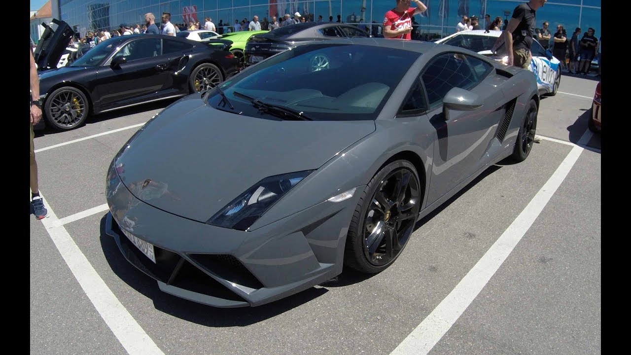 LAMBORGHINI GALLARDO LP 650-4 COUPE GREY COLOUR WALKAROUND - YouTube