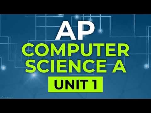 AP Computer Science A - Unit 1: Primitive Types - YouTube