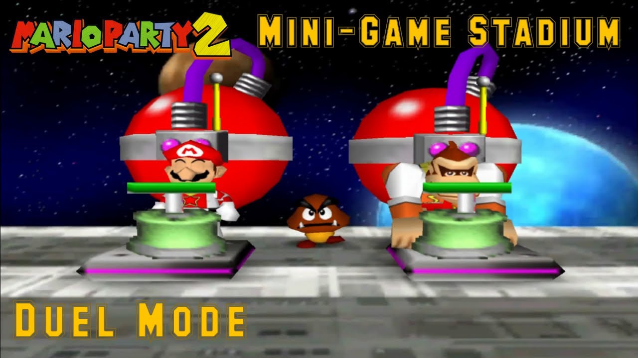 Mario Party 2 - Part 23 - Mini-Game Stadium - Duel Mode - YouTube