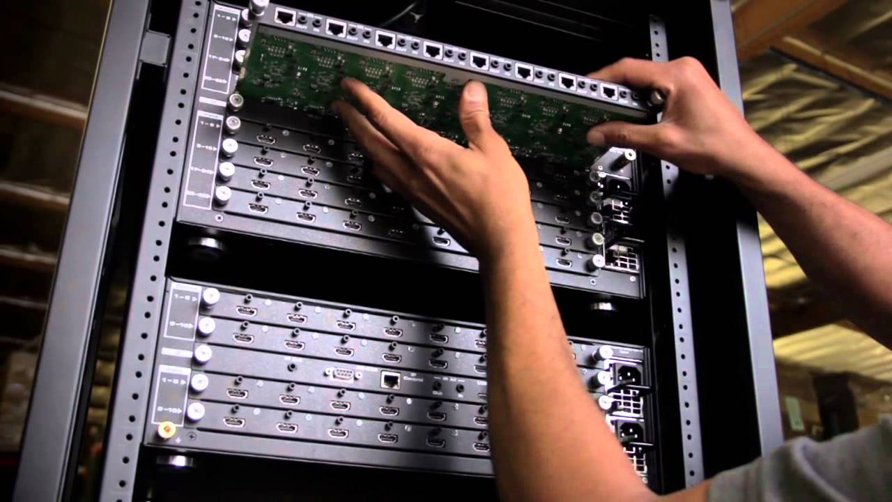 Inside a $500,000 GefenPRO Video Distribution Rack; Extreme Modular ...