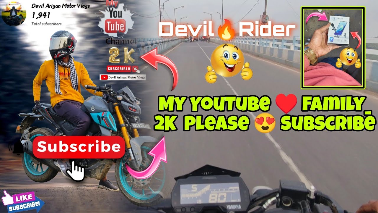 My YouTube Family 2K Please 😍 Subscribe 🙆 Devil Rider 🔥 Devil Motor Vlogs ...