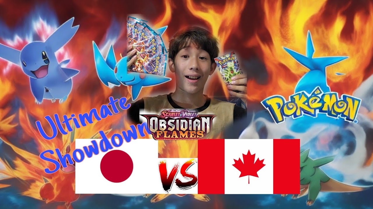 10 Japanese Obsidian Flames packs vs 1 Canadian Pokemon TCG: Who will ...